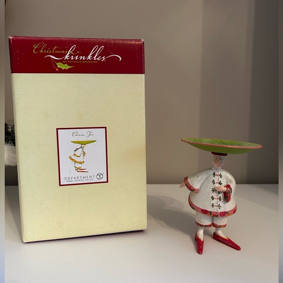 Department 56 | Holiday | Dept 56 Christmas Krinkles By Patience Brewster Chinese Tea Figurine ...